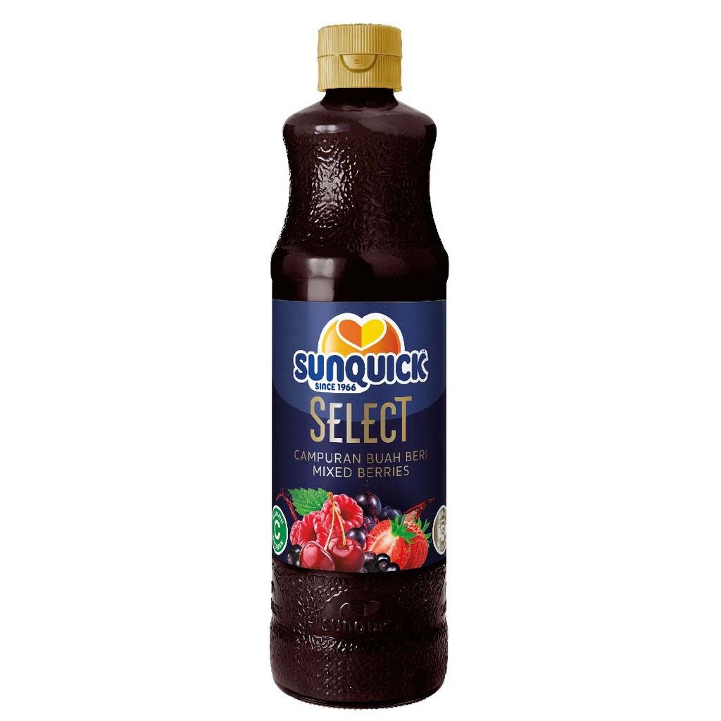 Sunquick Rose Lychee Mix / Pink Guava & Strawberry / Mixed Berries 700ml Jumbo Concentrate ...