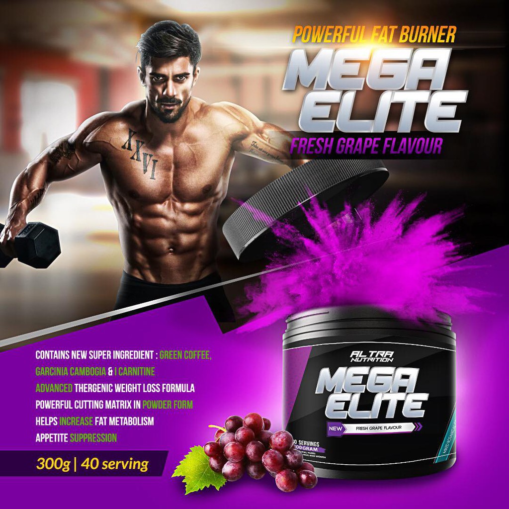 💥ORIGINAL💥MEGA ELITE FAT BURNER With 3X More Power Pembakar Lemak Ubat ...