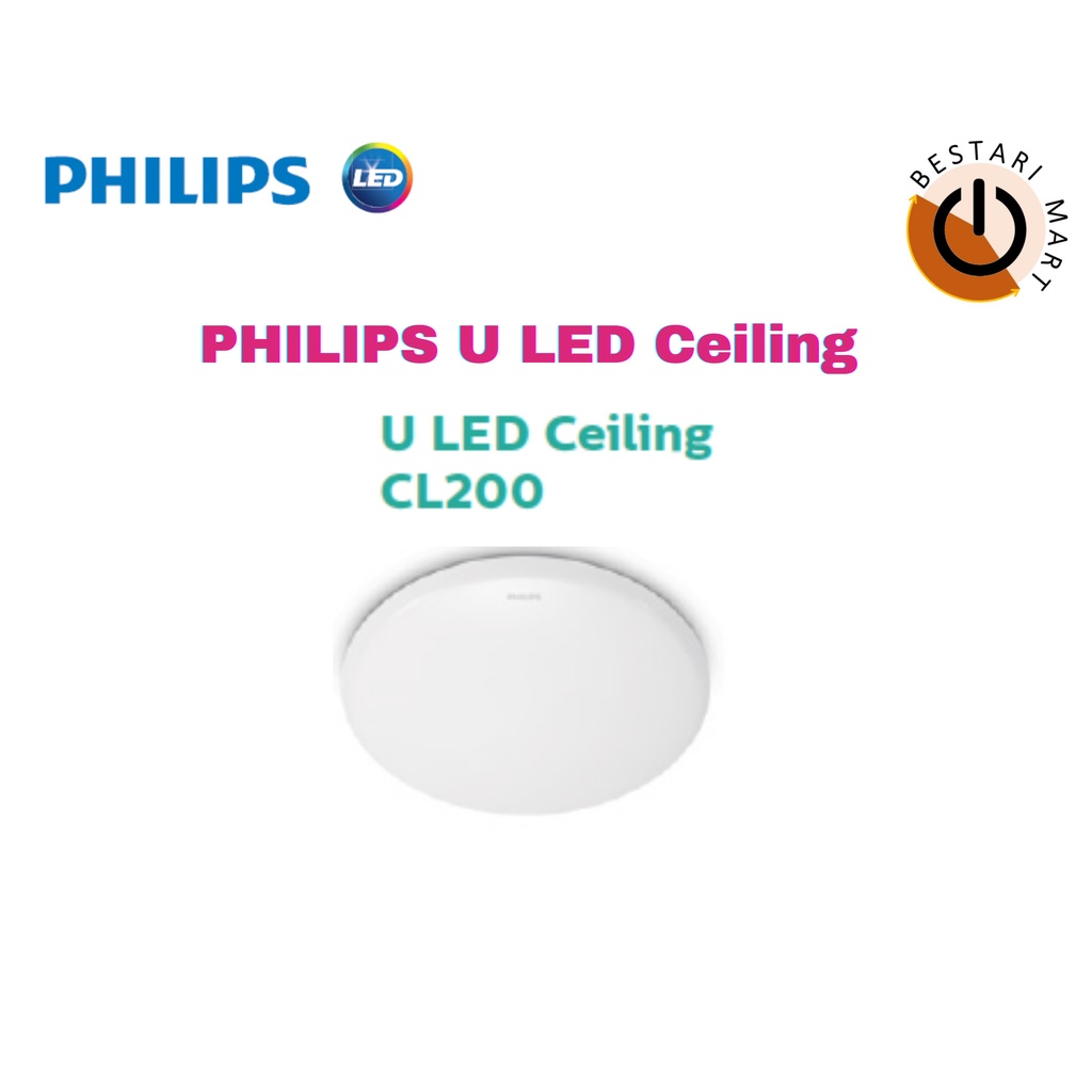 PHILIPS U LED CEILING (CL200 ER ROUND) | Shopee Malaysia