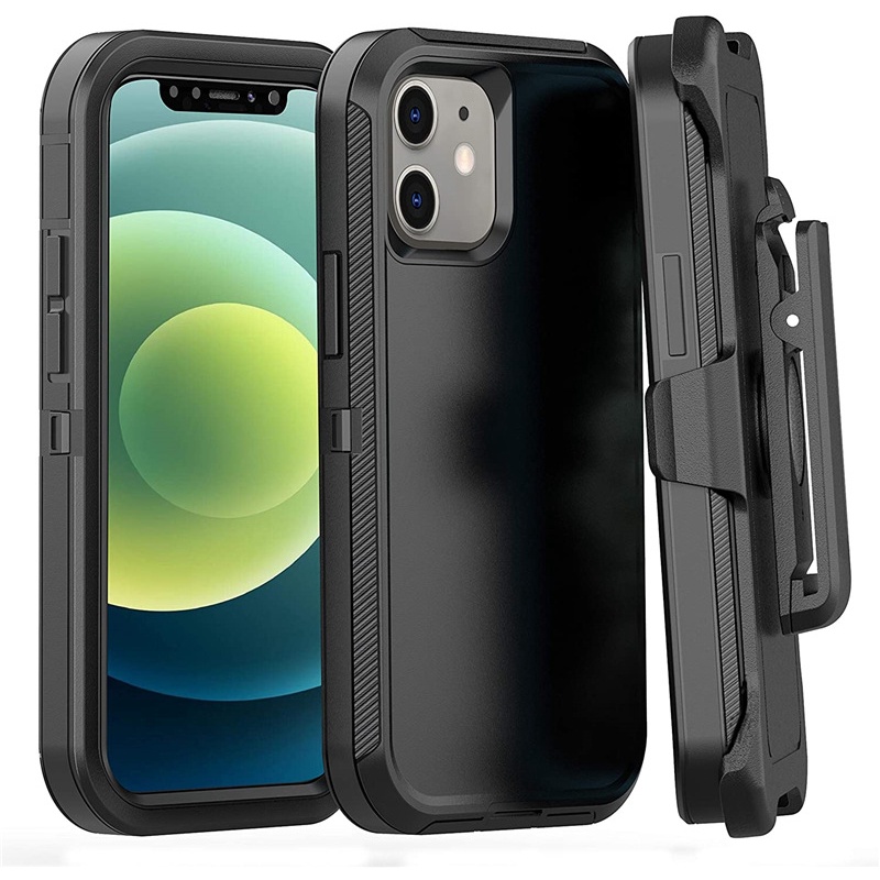 360 Full Hybrid Armor Phone Case compatible For iPhone 11 12 13 Pro MAX ...