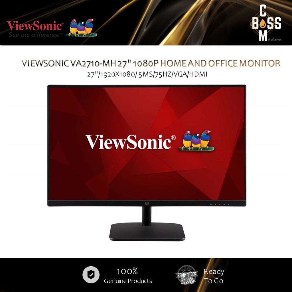 *HOT MODEL* VIEWSONIC VA2710-MH ( 27"/1920X1080/ 5MS/75HZ/VGA/HD MI ) MONITOR | Shopee Malaysia