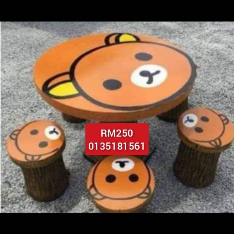 KERUSI MEJA BATU [UTK COD WSP 0135181561] SET MEJA KERUSI BATU MURAH ...