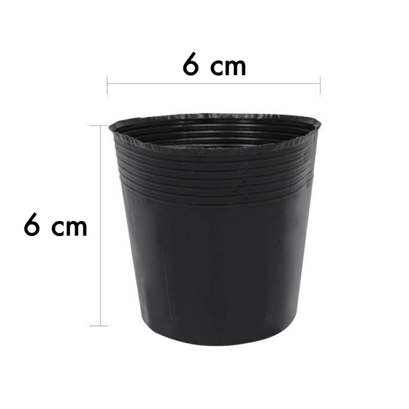 Poly bag Poli Bag Hitam Nursery Planting Semaian Fertigasi Seedling ...