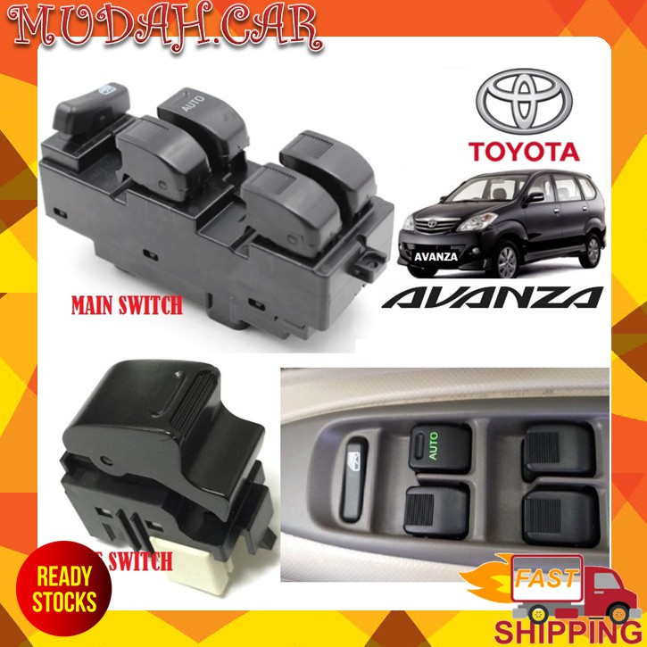 Power Window Toyota Avanza OEM Power Window Main Switch And Single ...