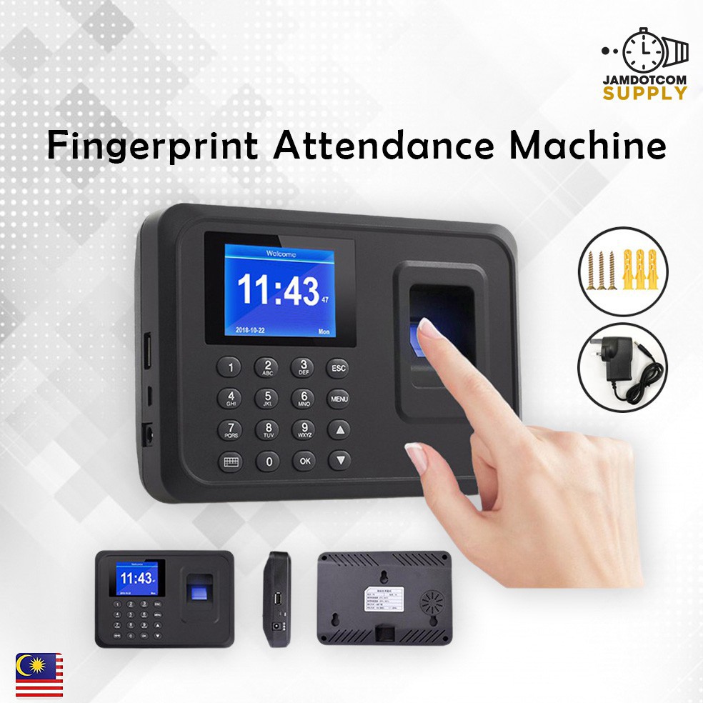 TOP SELLING HOMIE Biometric Fingerprint Attendance Machines Absence Punch Card Thumbprint ...