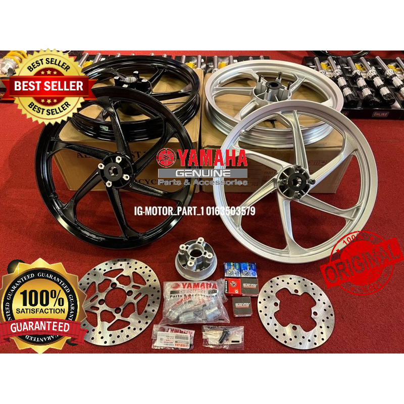 ️ ️ORIGINAL ️ ️ SPORT RIM 125ZR FULL SET -A-Z PNP Y15/Y16 Rm595 ...