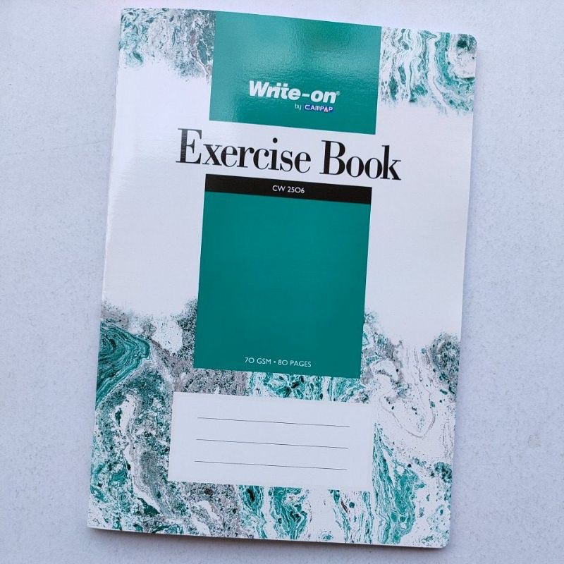 CAMPAP EXERCISE BOOK A4 SINGLE LINE 80S (CW2506) / 100S (CW2509 ...