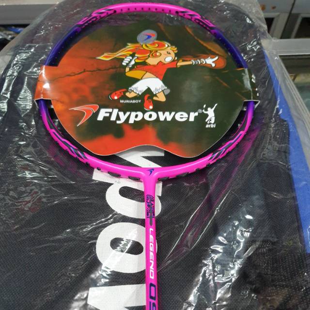 Original Flypower Legend 09 Pink Badminton Racket | Shopee Malaysia