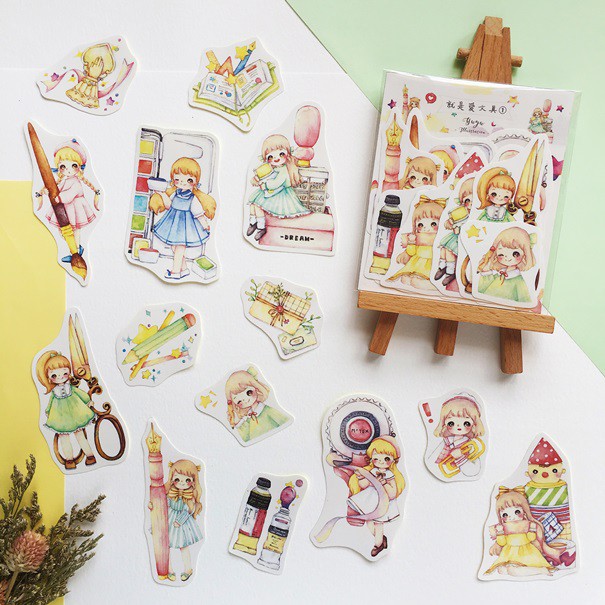 [Local Artist] 【寄卖】Yuyu_dream Design - Stationary Addict 1 Sticker Set ...