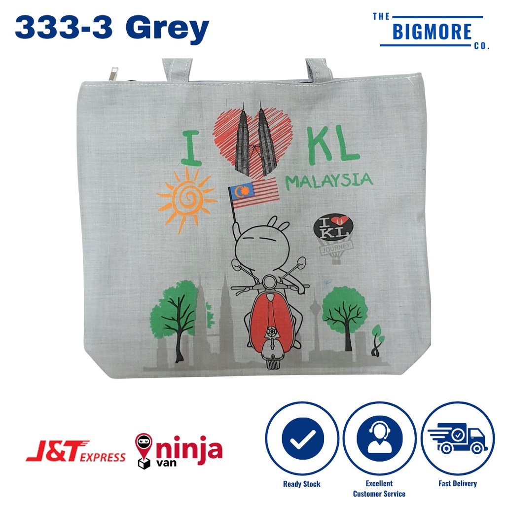 💙Ready Stock💙 40 Designs I Love KL Tote Bags We Are Malaysians City ...