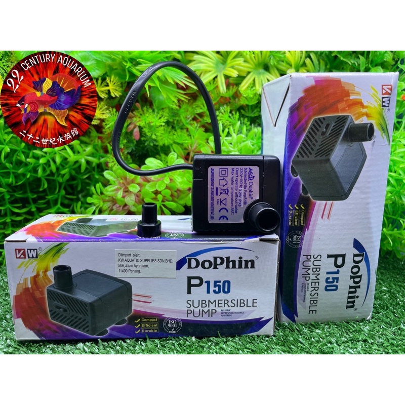 Dophin Mini Submersible Fountain Pump Aquaponic Project P150 P200 Dolphin Dofin Pam Air Kecil ...