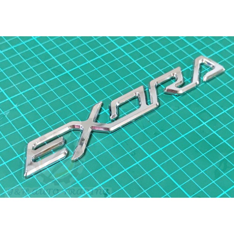 PROTON EXORA / BOLD / TURBO REAR BONNET BADGE/EMBLEM/LOGO/WORDING ...