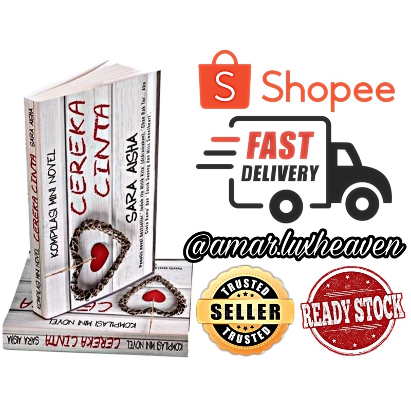 Novel Cereka Cinta, Sara Aisha (Limited Edition) | Shopee Malaysia