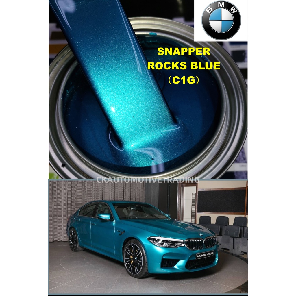 BMW SNAPPER ROCKS BLUE/C1G/CAT KERETA/CAT BANCUH/2K PAINT/CAT 2K ...