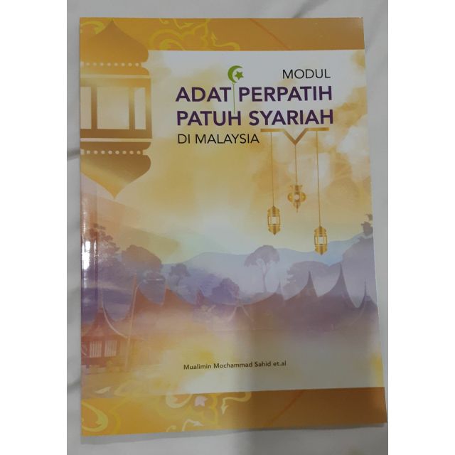Modul Adat Perpatih Patuh Syariah di Malaysia | Shopee Malaysia