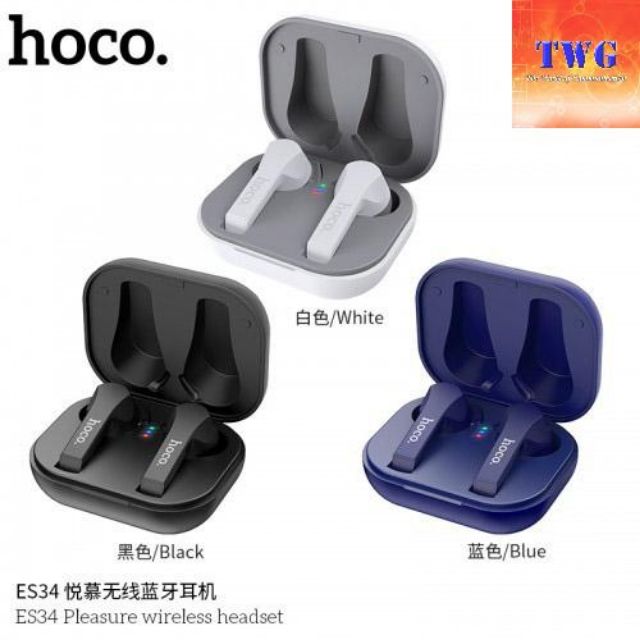 Original Hoco ES34 Pleasure Wireless Headset | Shopee Malaysia