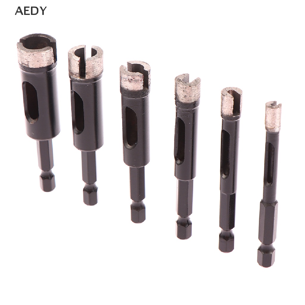 AEDY 6/8/10/12/14/16mm Hex Handle Vaccum Brazed Diamond Dry Drill Bits ...