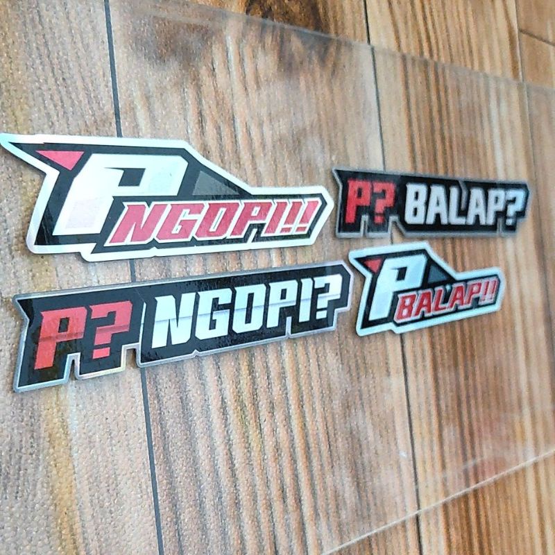 P Coffee P Racing P Racing Sticker Slow Romance Mess Sticker HOLOGRAM ...