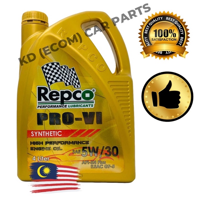 REPCO PRO-VI 5W30 4L SEMI SYNTHETIC ENGINE OIL (MYVI / ALZA / BEZZA ...