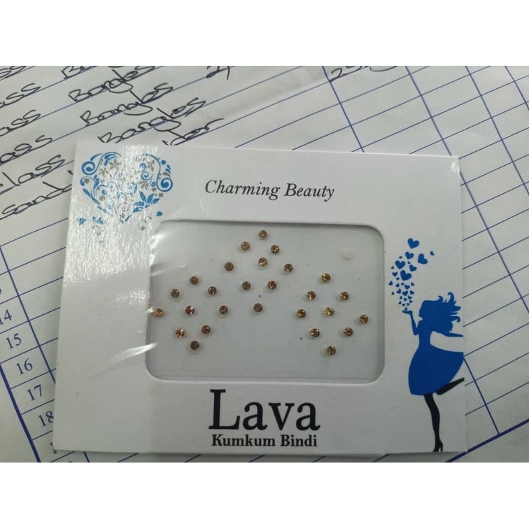 Indian Women's Silver Stone Red Color Bindi | Shopee Malaysia