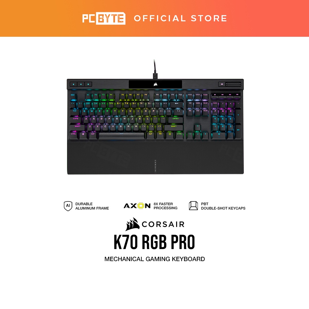 Corsair K70 RGB Pro Mechanical Keyboard - (Cherry MX Blue/Brown/Red/Speed Silver Switches ...