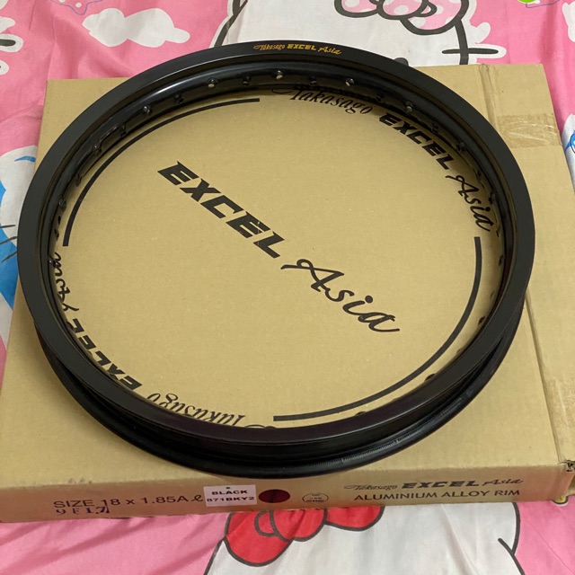 Takasago Excel Rim Asia 1.85 X 18 Black 36 Hole ( 1PCS) | Shopee Malaysia