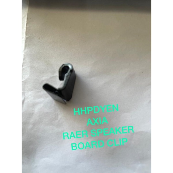 PERODUA AXIA REAR SPEAKER BOARD CLIP (1PCS) READY STOCK !!! | Shopee ...