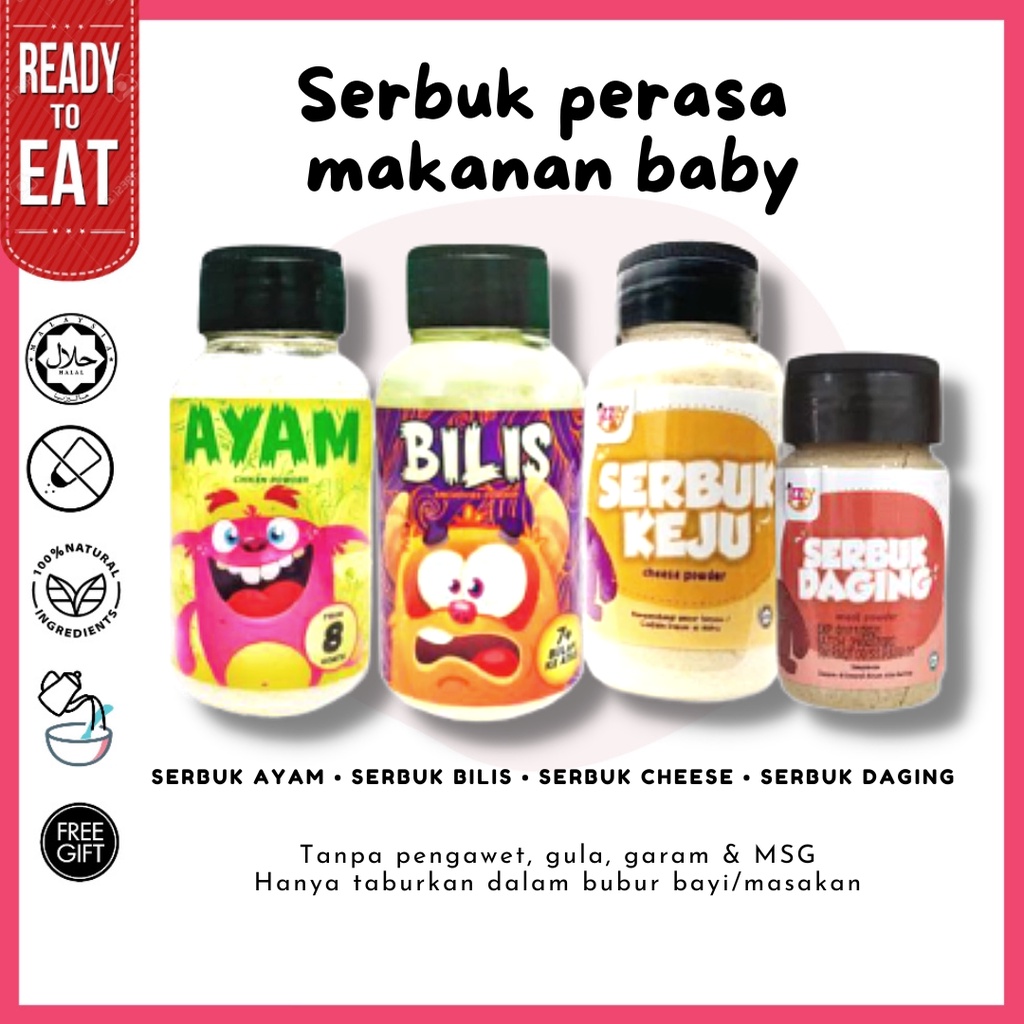 BABY FOOD IZZLY SERBUK PERASA MAKANAN BAYI SERBUK AYAM BABY SERBUK ...