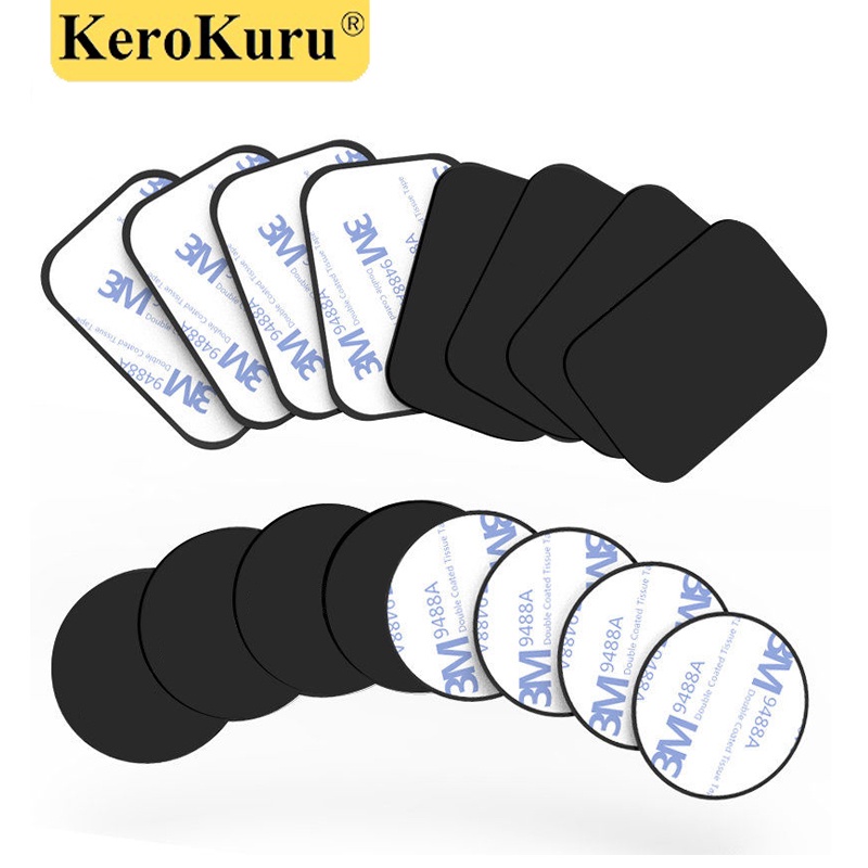 5PCS Metal Plate Sticker For Magnetic Car Phone Holder Universal Iron ...