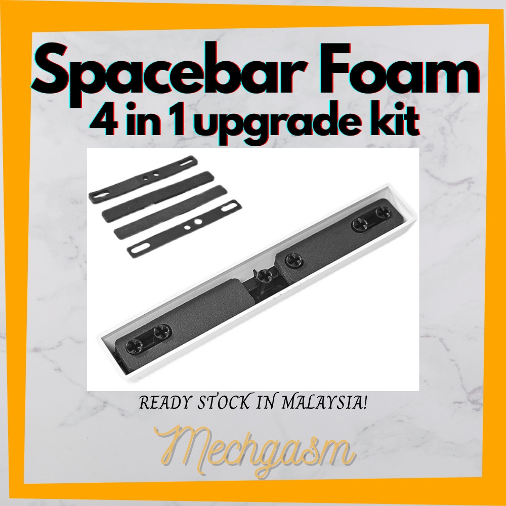 Spacebar Foam Upgrade Kit 4in1 for Mechanical Keyboard space bar KBDFANS Krytox by Mechgasm ...