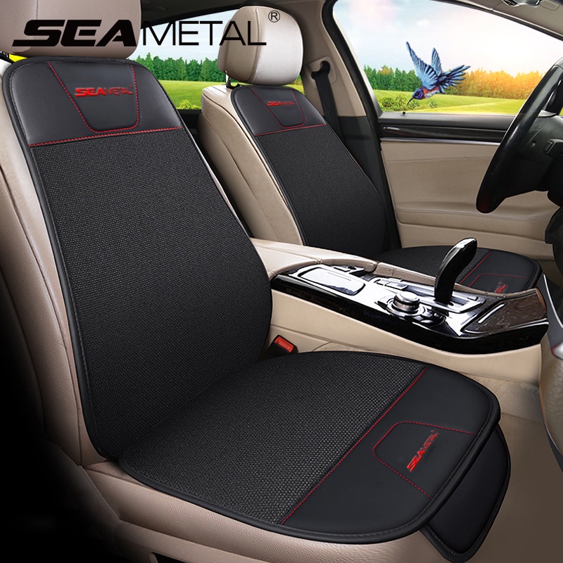 Universal Linen Car Seat Cover Car Seat Cushion Covers Front And Rear ...
