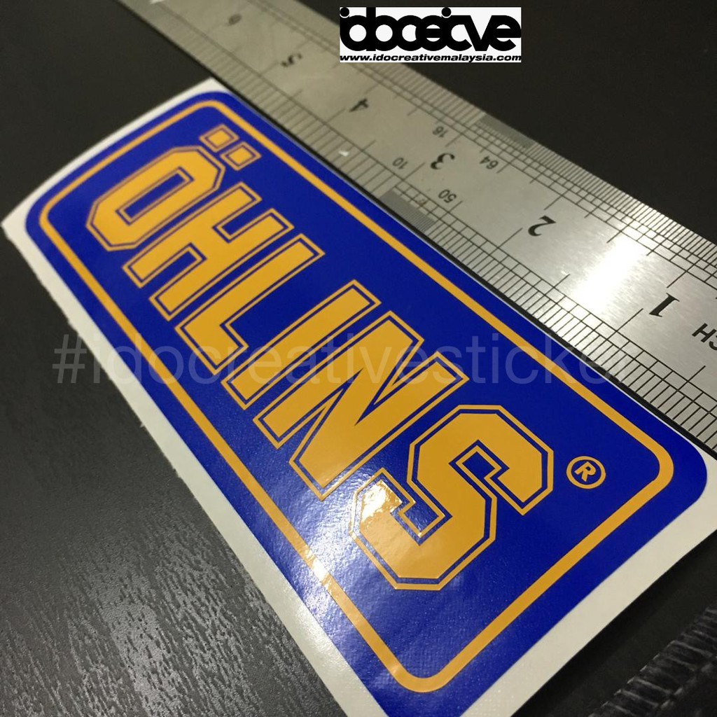 OHLINS Car/ Motor/ Bicycle/ Laptop Stickers | Shopee Malaysia