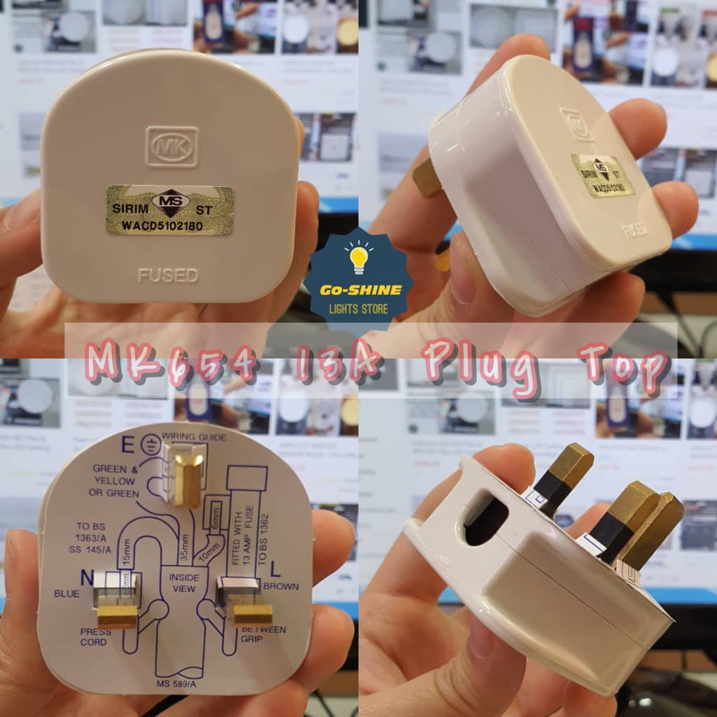 13A Plug Top & 3 way Adaptor // Sirim Approved // MK646 / MK650 / MK654 ...