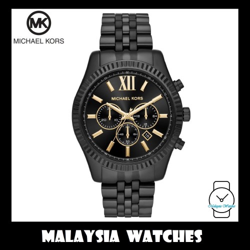 (100% Original) MICHAEL KORS Men's MK8603 Lexington Chronograph Black ...