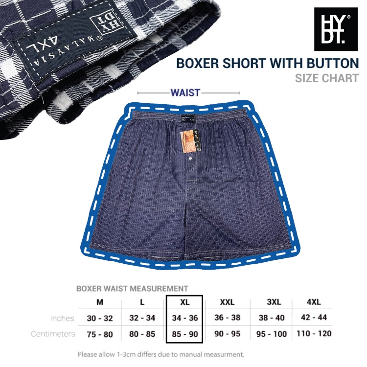 GILDAN x UOKIN Comfort Breathable Boxer Underwear Men Brief Trunk Front ...