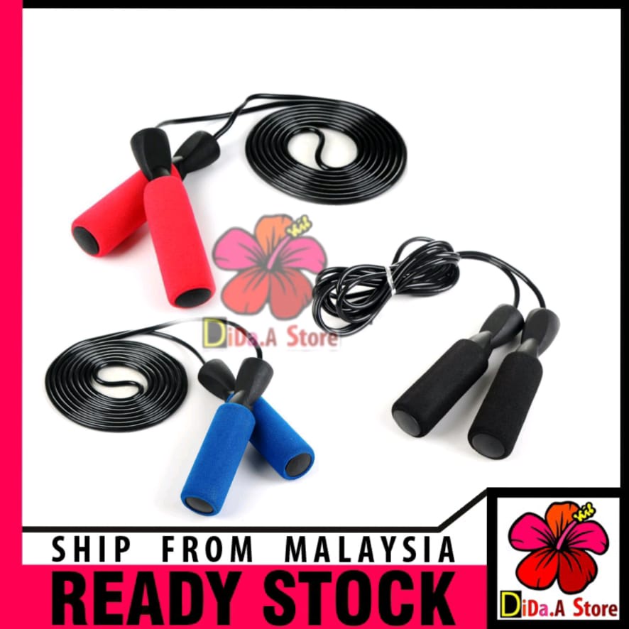 Tali Skipping Bakar Kalori Lemak / Tali Lompat Aerobik / Alat Kuruskan ...
