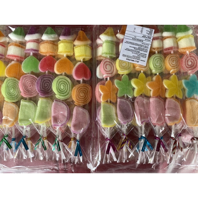 Halal Thailand Snack Queen Brand Sweet Gummy Soft Rainbow Jelly in BBQ ...