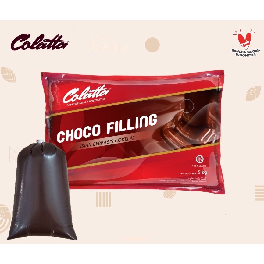 Colatta Choco Filling 500gr – Premium Chocolate Bread Filling Chocolate ...