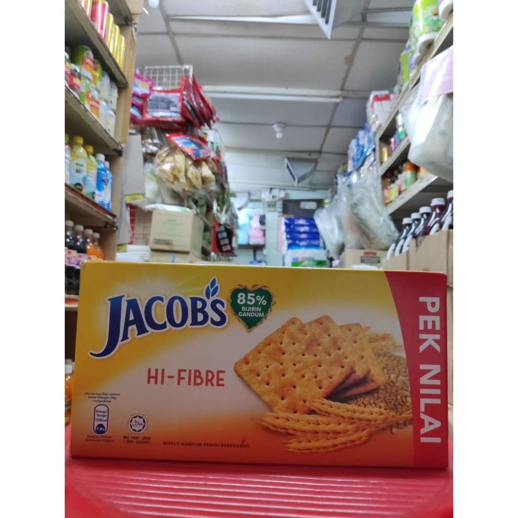 Jacob's Hi-Fibre Cream Crackers 355g | Shopee Malaysia
