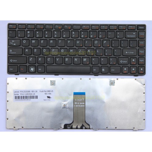 (FREE Mini VACUUM CLEANER) Keyboard - Keyboard Lenovo Ideapad B490 ...