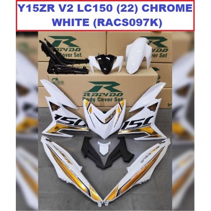 Cover Set Rapido Y15ZR V1 V2 Yamaha LC150(22) Chrome Black Blue Silver Blue/Gold White Ysuku ...