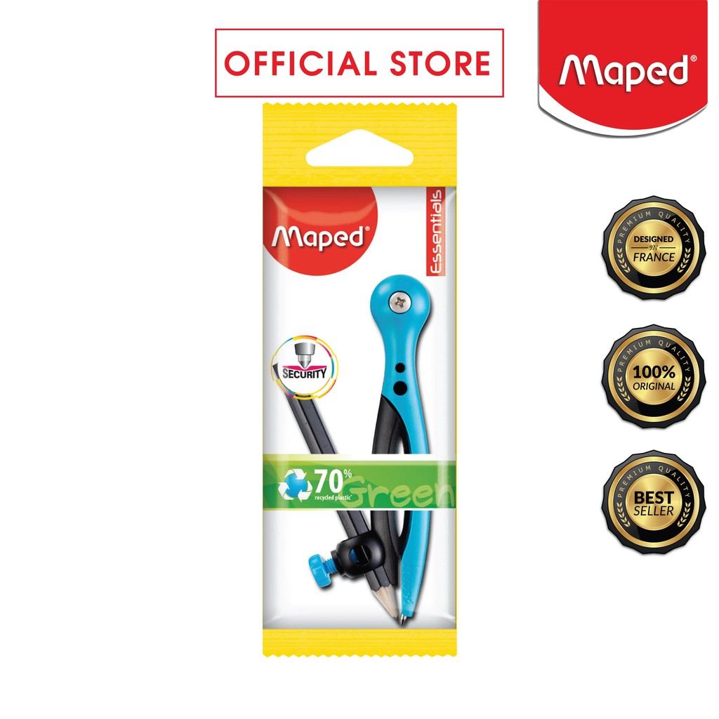 Maped Essentials Compass for Math & Geometry Drawing with Universal ...