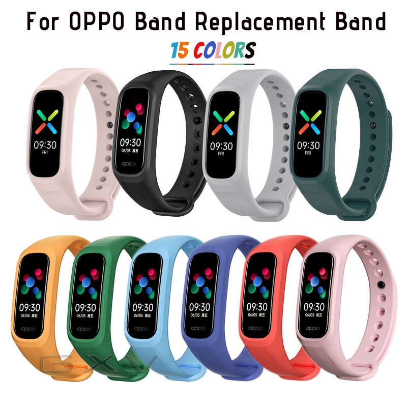 Silicone Strap for OPPO Band Replacement Bracelet Sport Band Soft ...