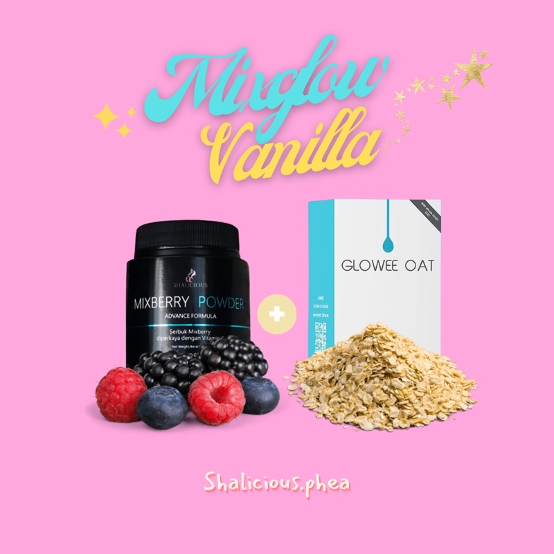 💥ORIGINAL💥 MIXBERRY POWDER DAN GLOWEE OAT 15 SACHET | Shopee Malaysia