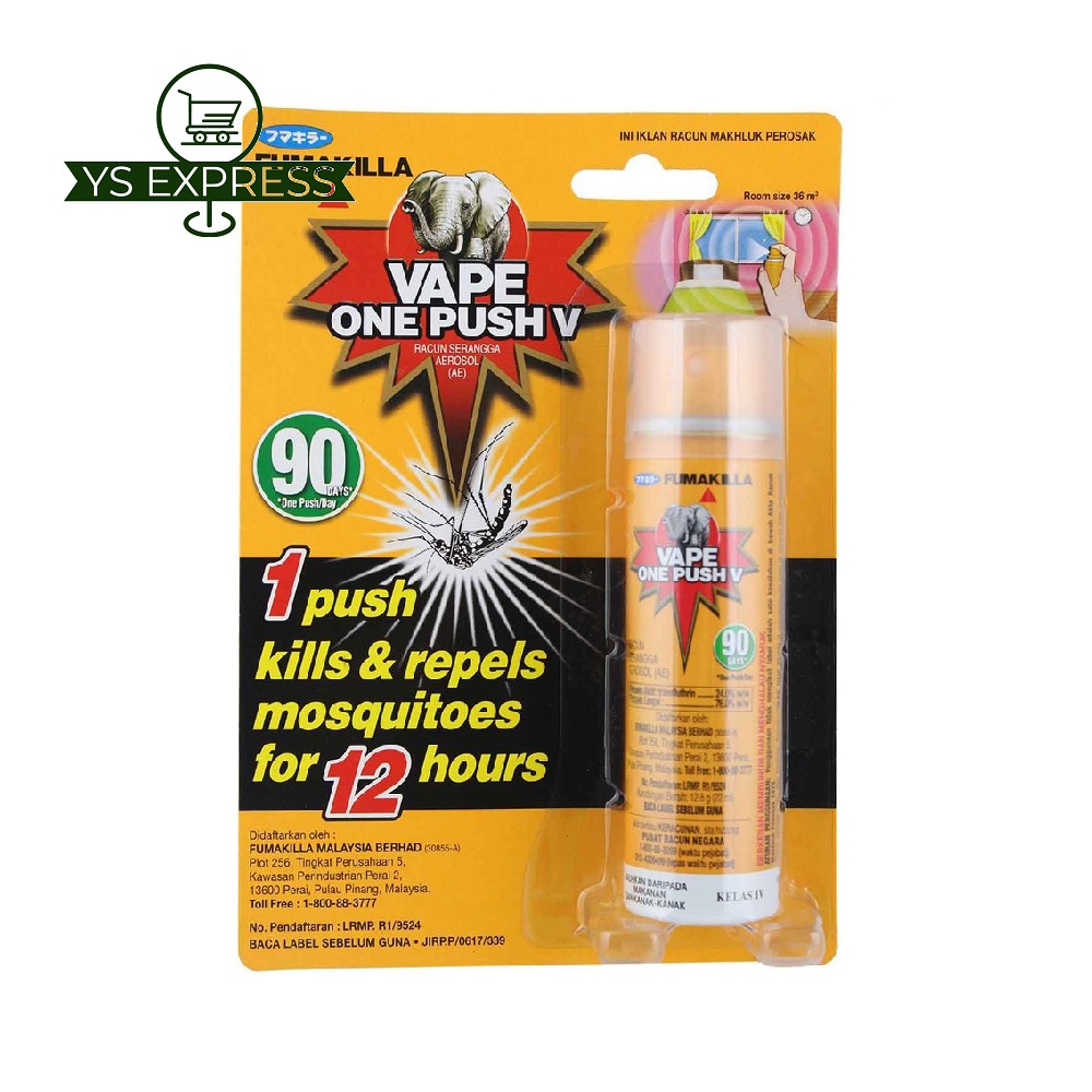 FUMAKILLA Vape One Push V Mosquito Spray - 90 Days | Shopee Malaysia