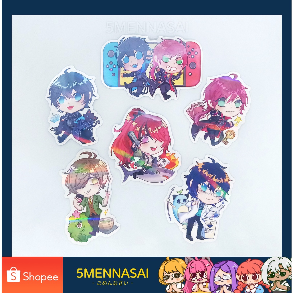 Vtuber EDEN Stickers Set [Nijisanji JP] | Shopee Malaysia