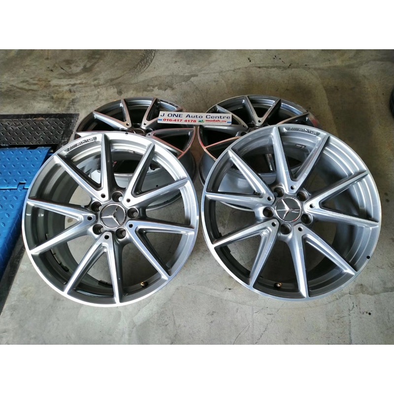 used Oem mercedes amg wheels 18inch | Shopee Malaysia