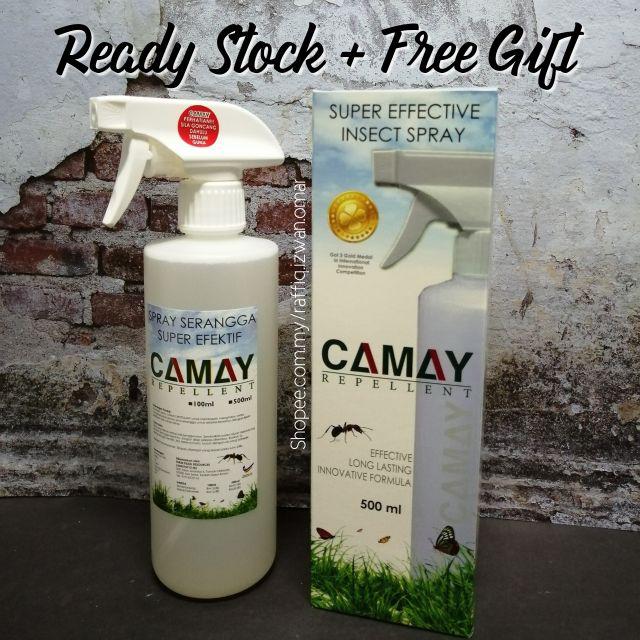 CAMAY SPRAY SERANGGA PEROSAK INSECT REPELLENT NATURAL HAMA PEPIJAT KUTU ...