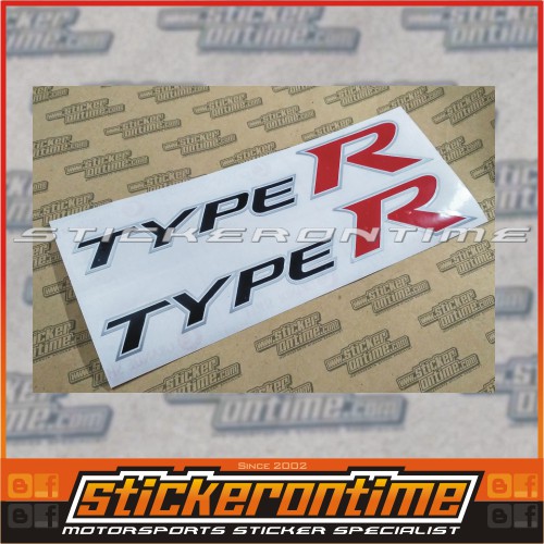 Car Side Door Sticker Honda TYPE R civic FD vtec ivtec RS 2.0 1.8 sport ...