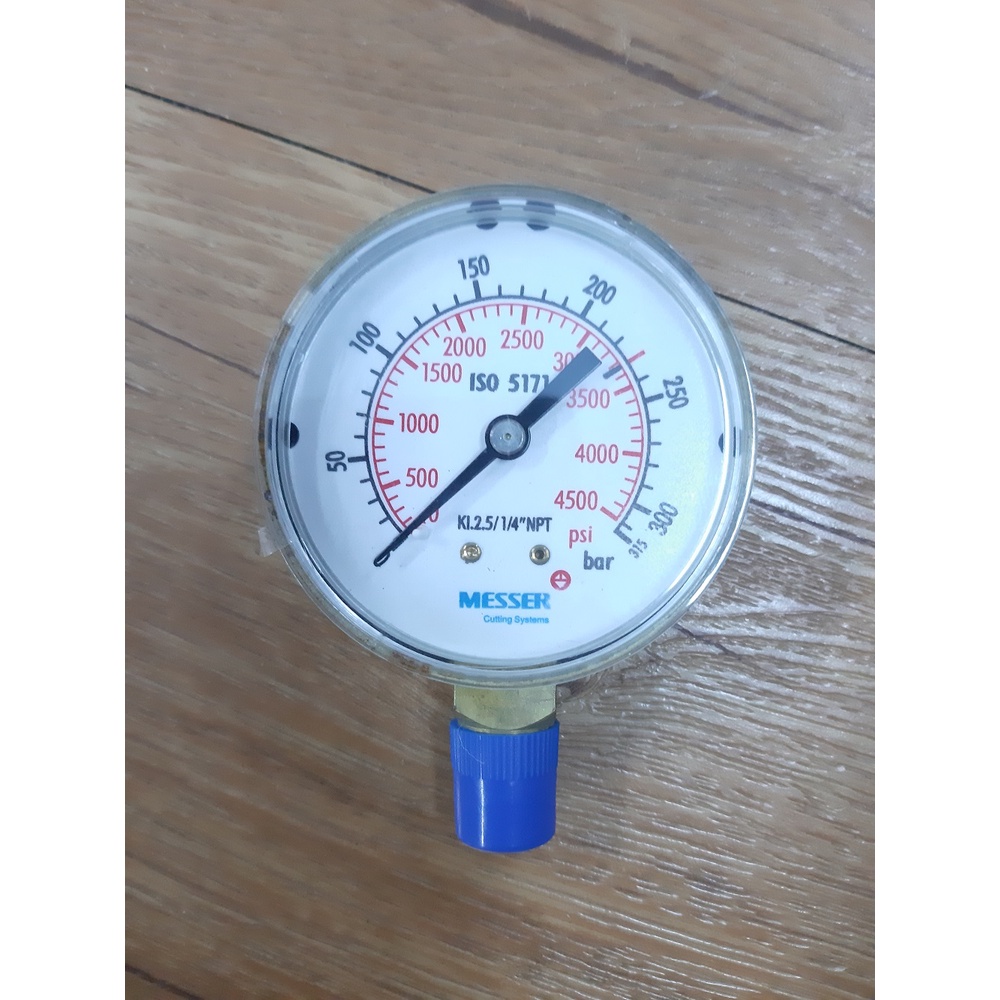 MESSER PRESSURE GAUGE 0-300 BAR | Shopee Malaysia